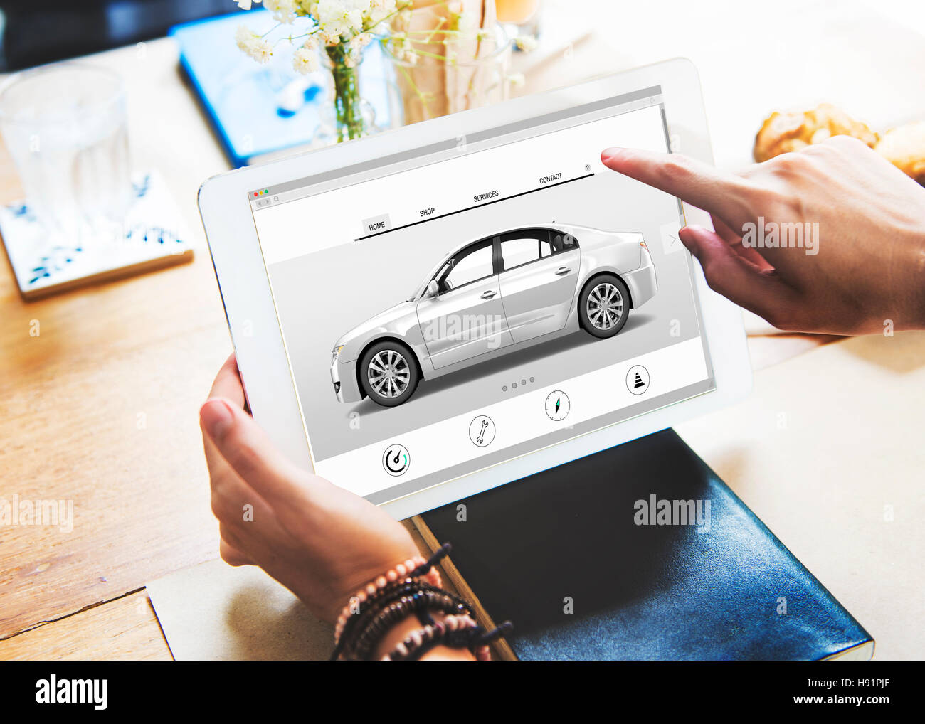 Car display interface hi-res stock photography and images - Alamy