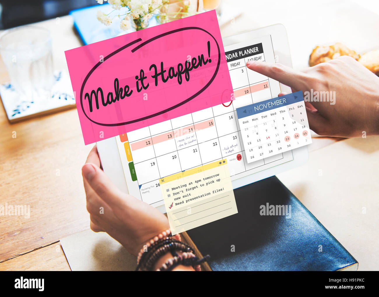 Make it Happen Change Effect Impact Proactive Concept Stock Photo - Alamy