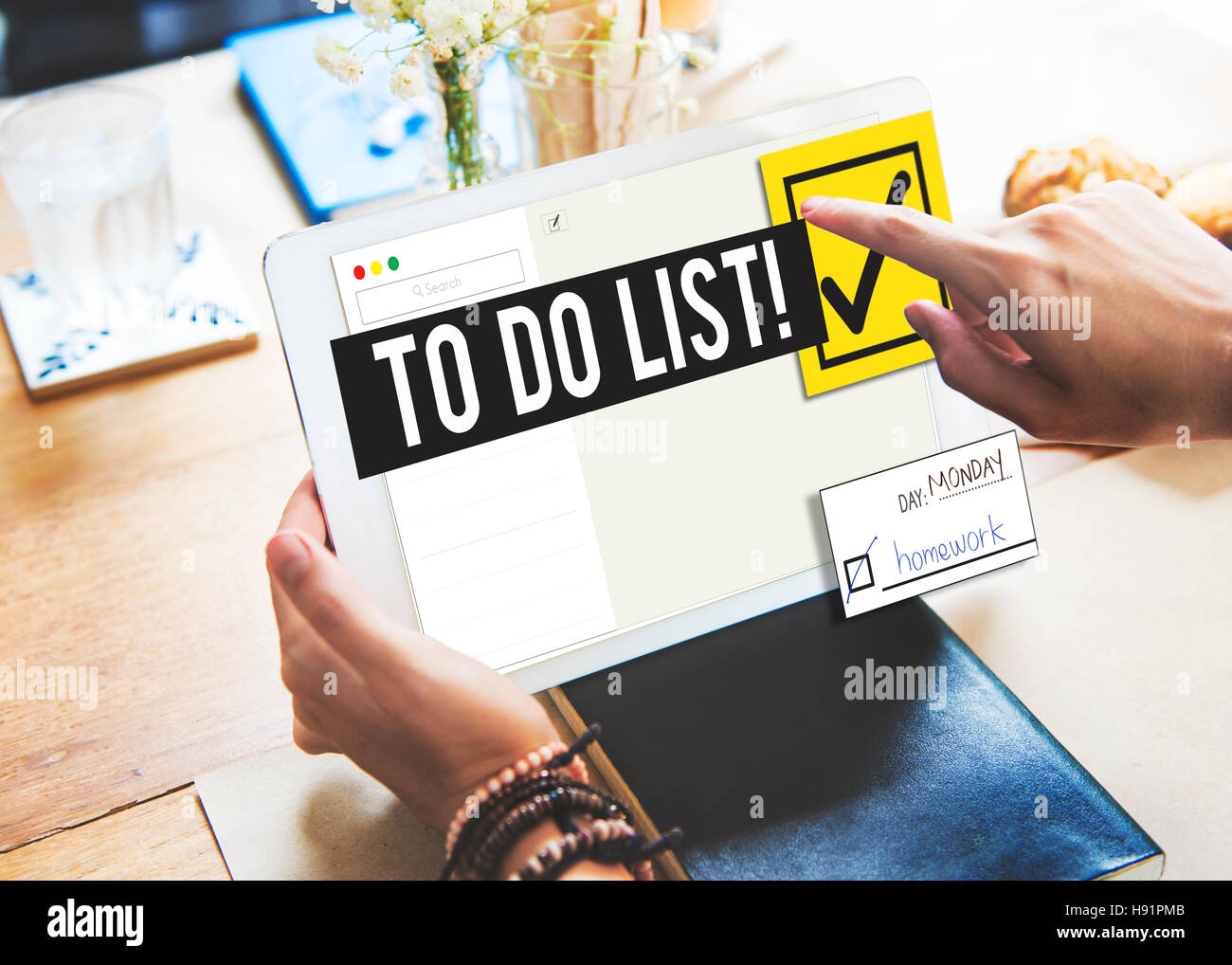 To Do List Time Management Reminder Prioritize Concept Stock Photo - Alamy