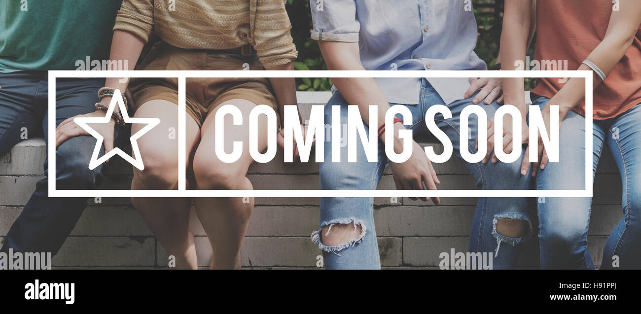 Coming Soon Change Difference Future Innovation Concept Stock Photo - Alamy