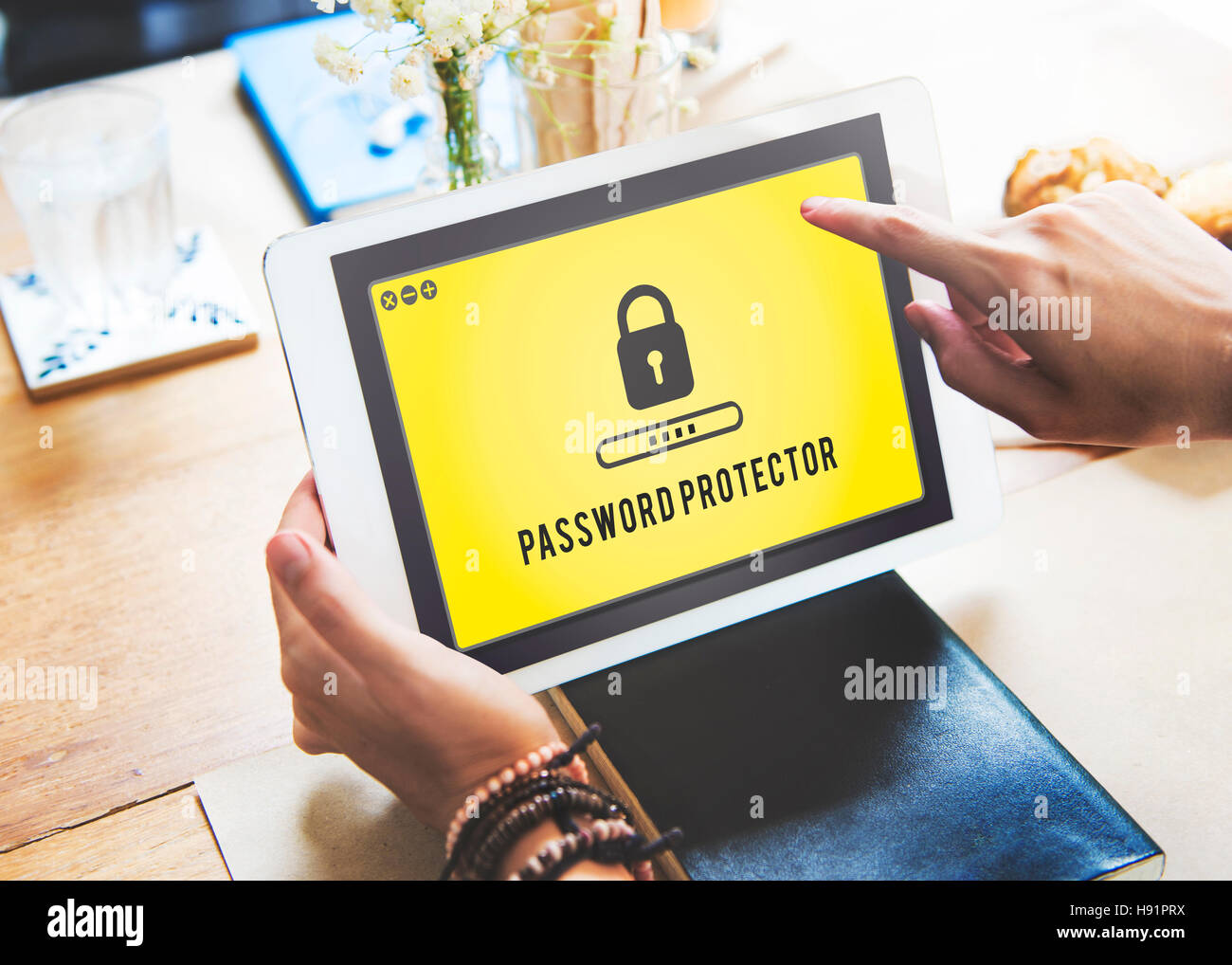Lock Icon Password Protected Graphic Concept Stock Photo - Alamy