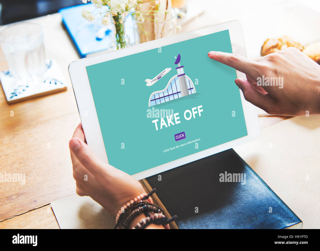 Take Off Business Trip Flights Travel Concept Stock Photo - Alamy