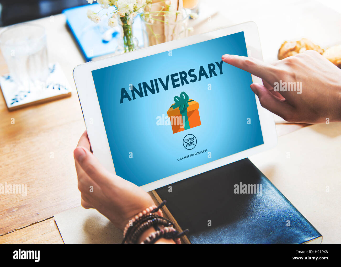 Anniversary Celebrate Annual Enjoy Event Memory Concept Stock Photo - Alamy