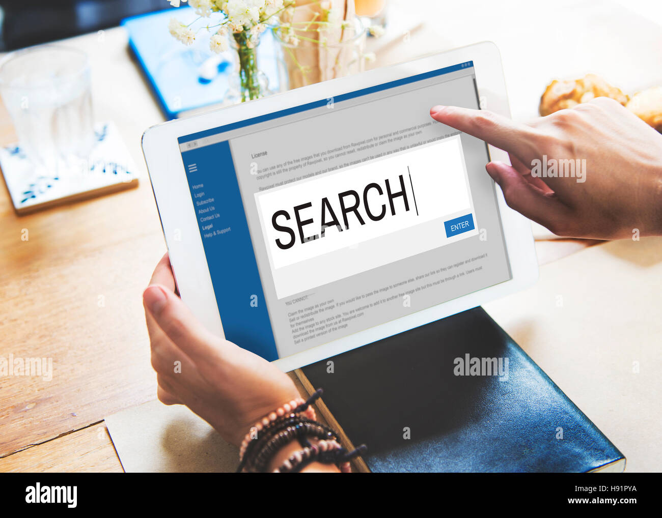 Search Internet Browse Information SEO Concept Stock Photo - Alamy