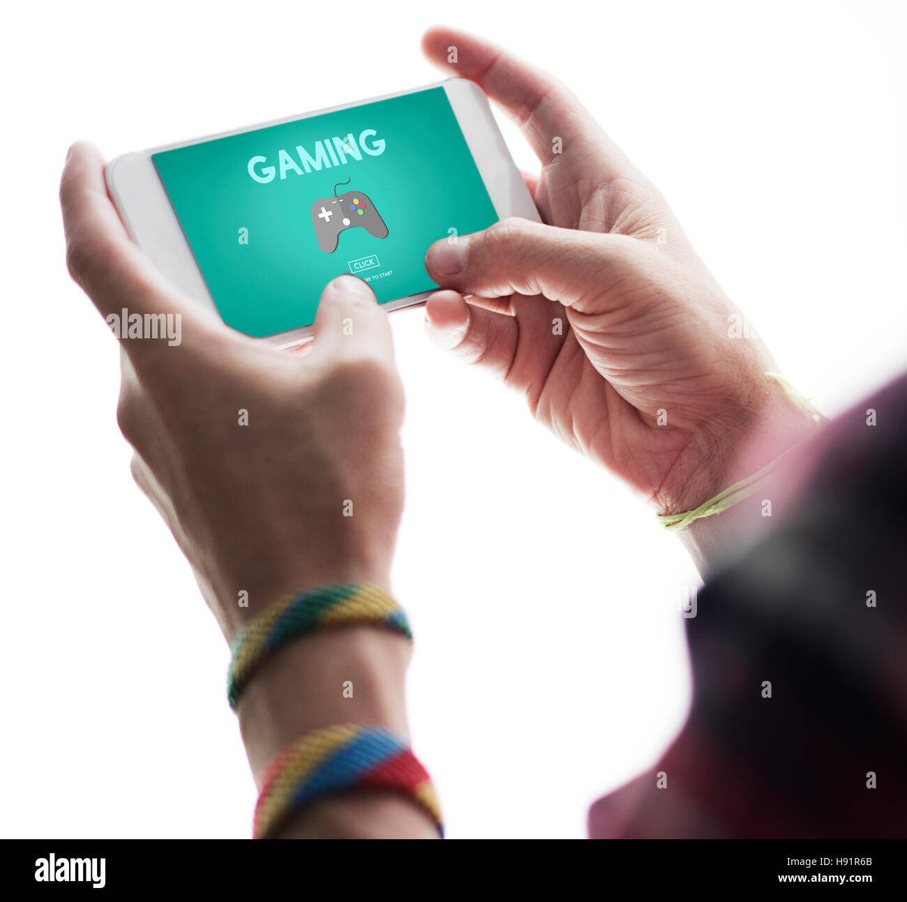 Gaming Entertainment Fun Hobby Digital Technology Concept Stock Photo ...