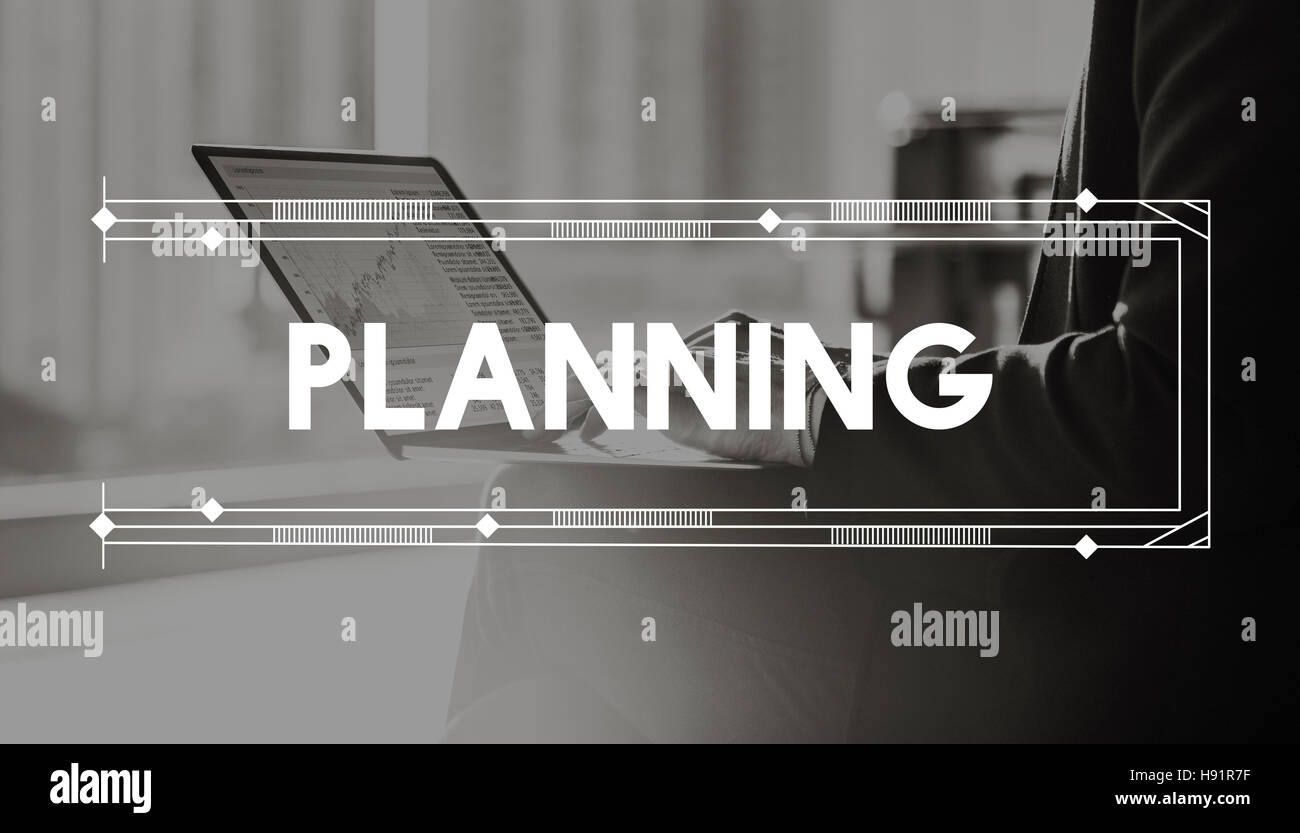 Planning Ideas Objective Operation Solution Vision Concept Stock Photo ...