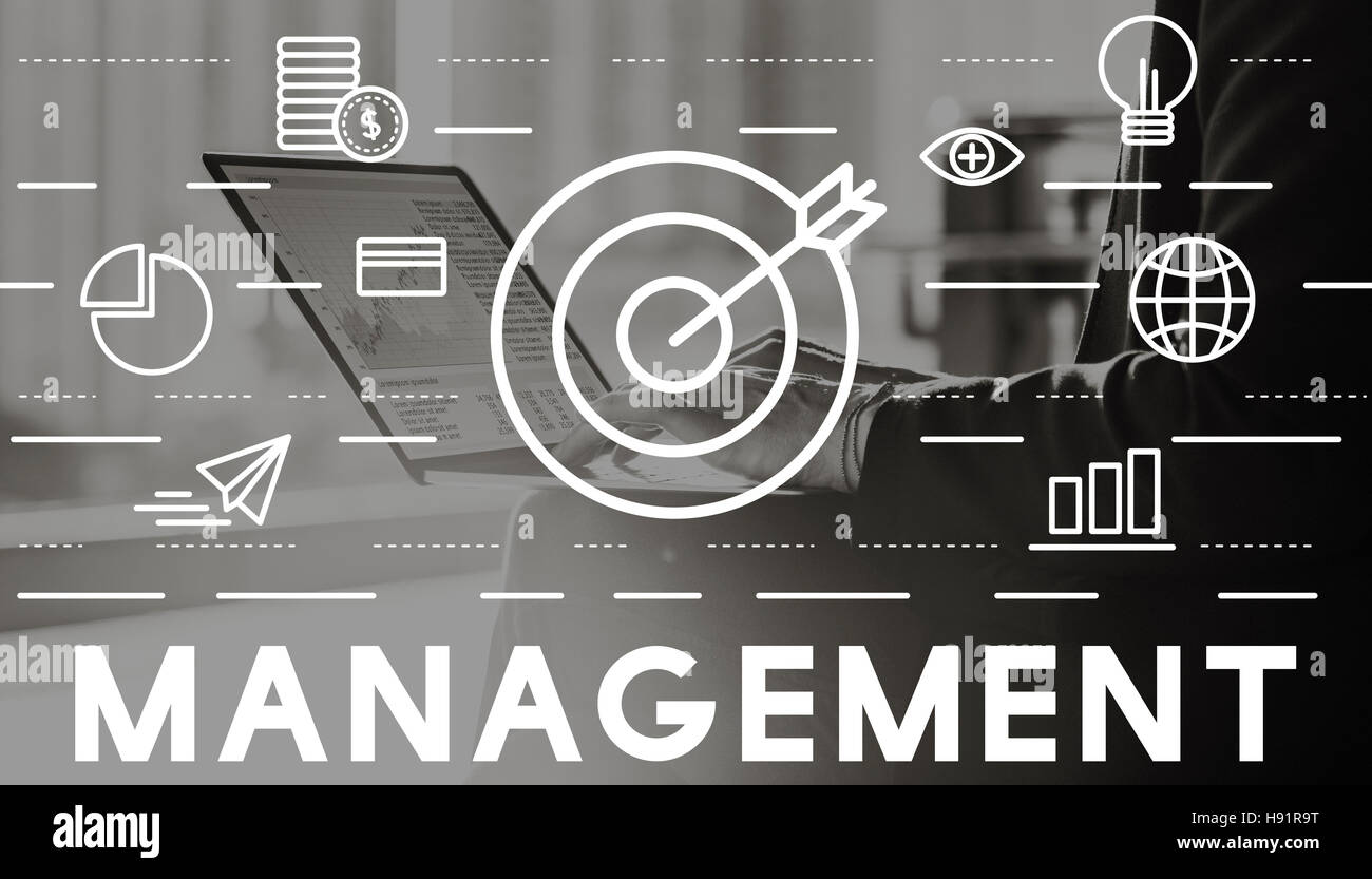 Management Organization Coordination Target Concept Stock Photo - Alamy