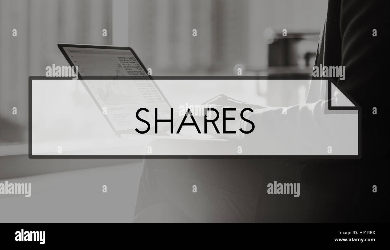 Share Distribution Exchange Communication Connection Concept Stock ...