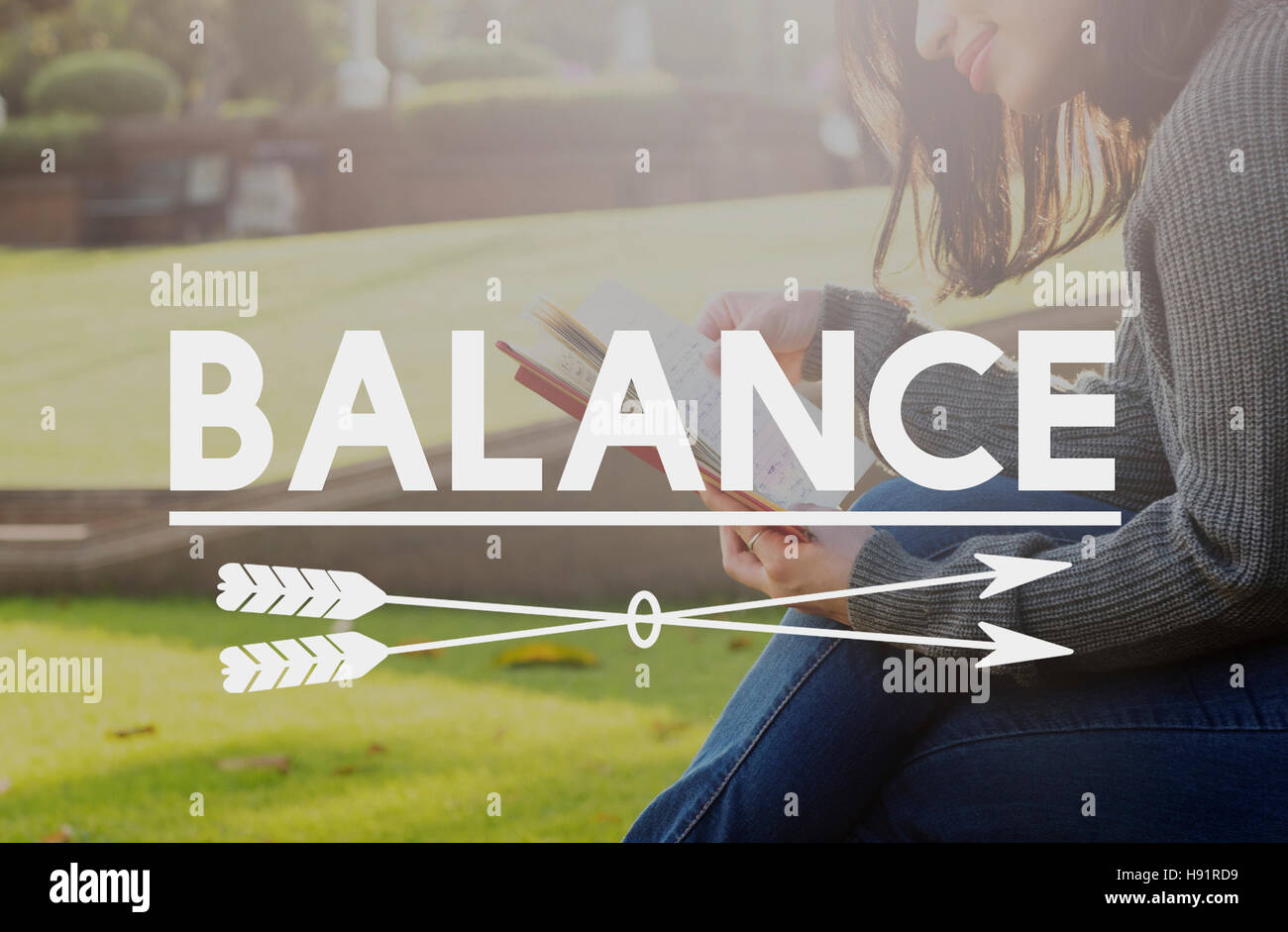 Balance Stable Healthy Fitness Concept Stock Photo - Alamy