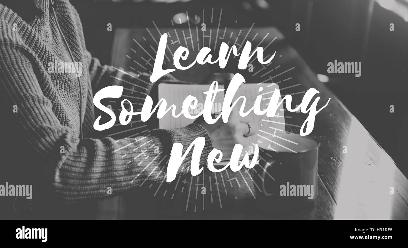 Learn Something New Educate Knowledge Education Learning Concept Stock ...