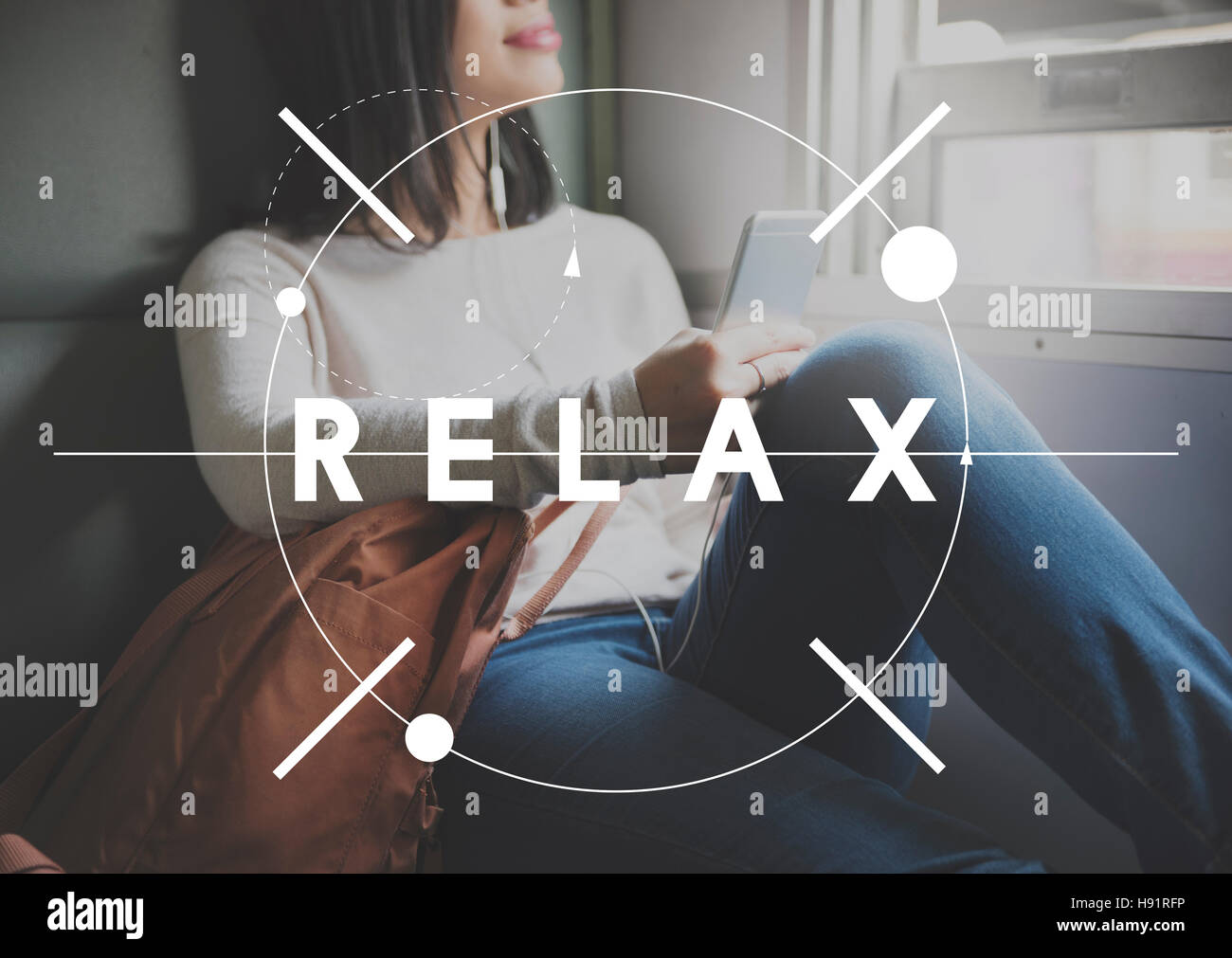 Relaxation Relax Chill Out Peace Resting Serenity Concept Stock Photo ...