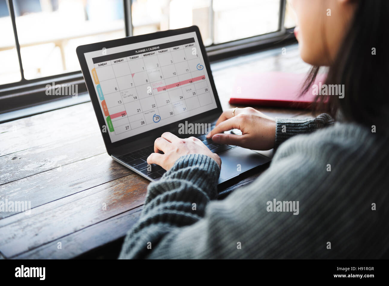 Planner Organizer Date Events Schedule Concept Stock Photo - Alamy