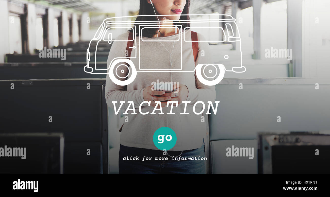Vacation Break Explore Journey Leave Travel Concept Stock Photo - Alamy