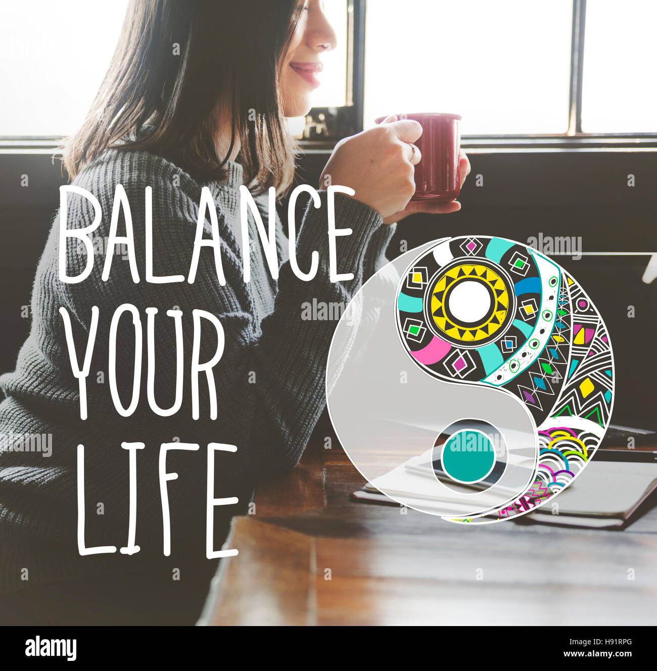 Balance Your Life Equality Steady Concept Stock Photo - Alamy