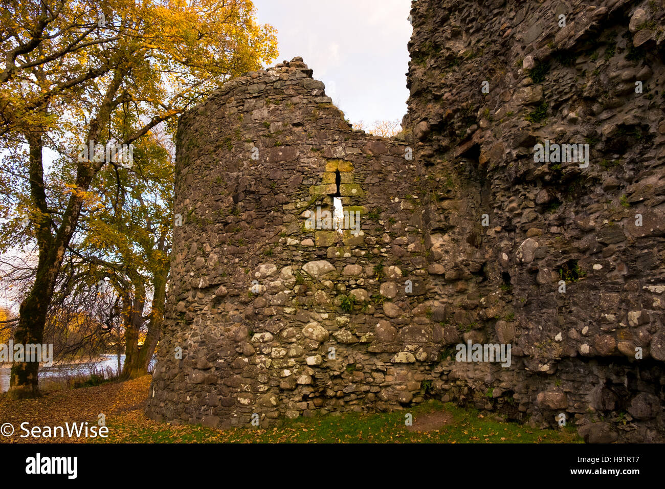 Old Inverlochy Castle Stock Photo - Alamy