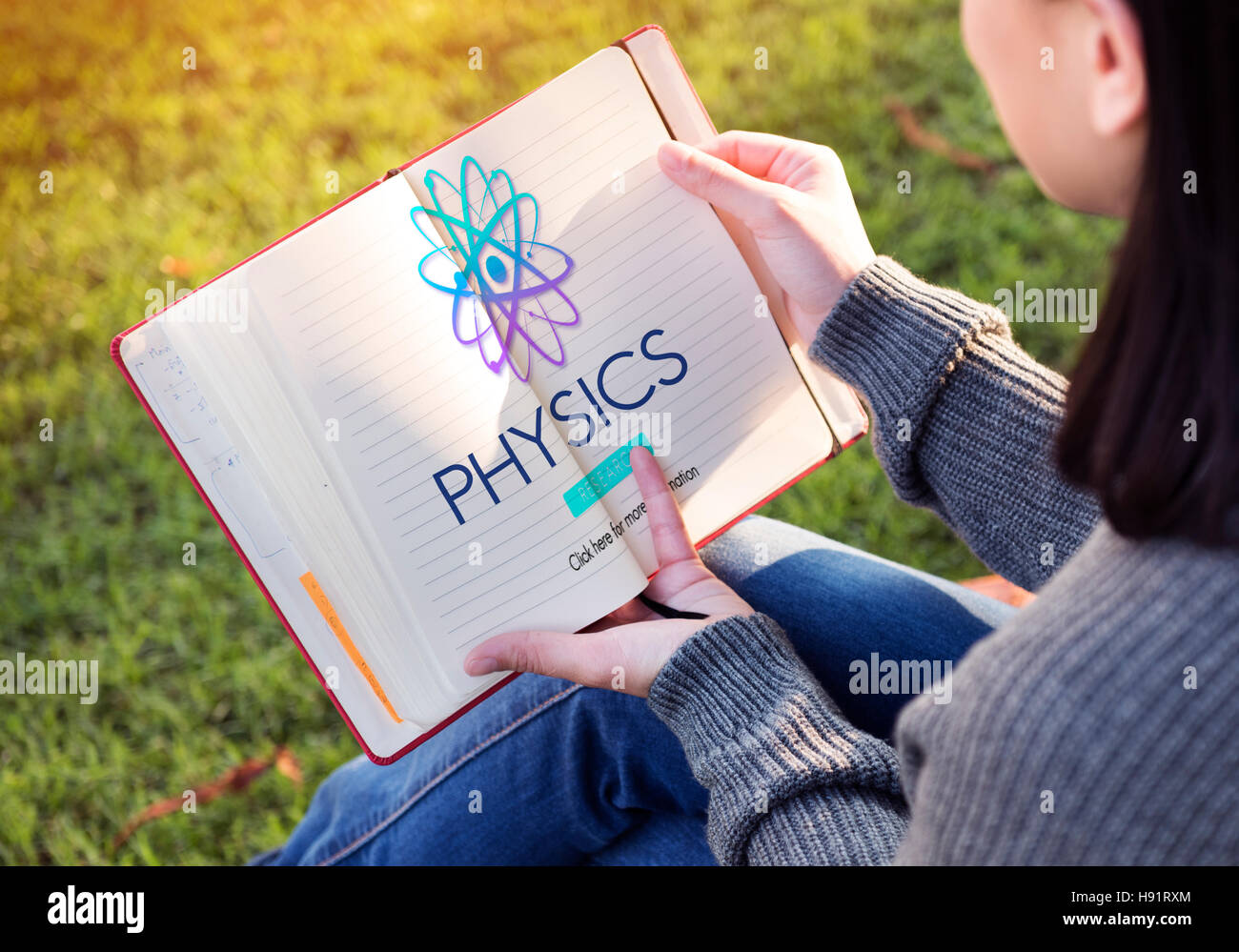 Physics Study Science Atom Energy Concept Stock Photo - Alamy