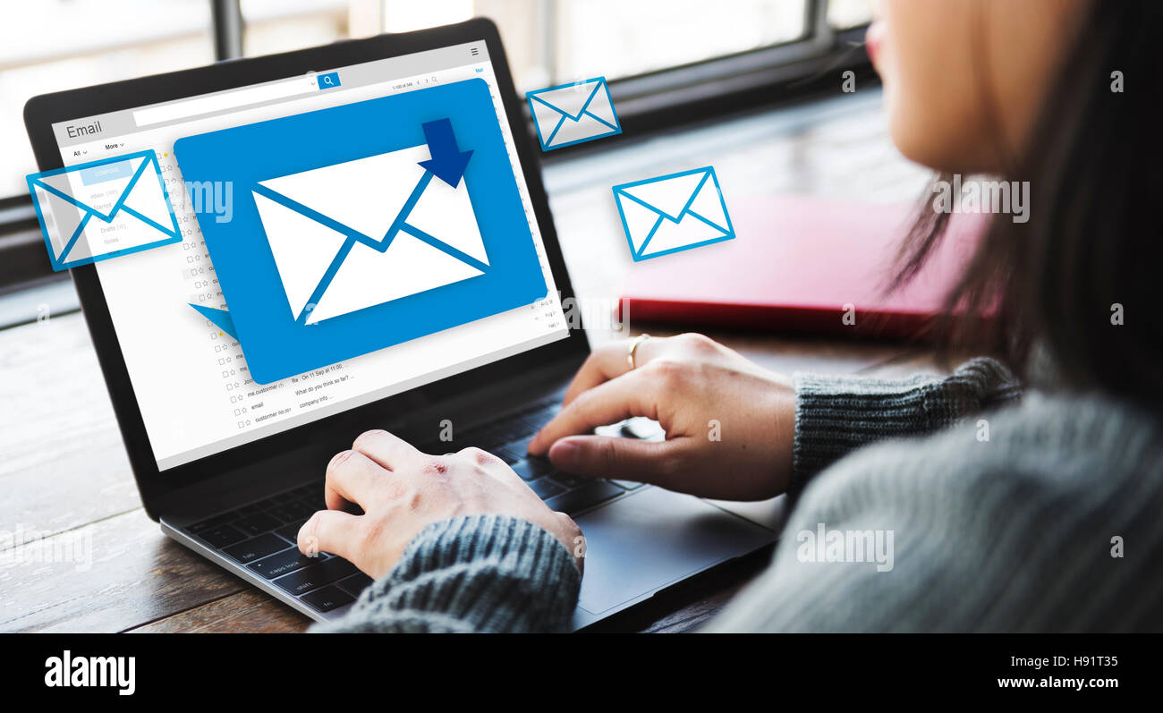 Message Online Chat Social Text Concept Stock Photo - Alamy