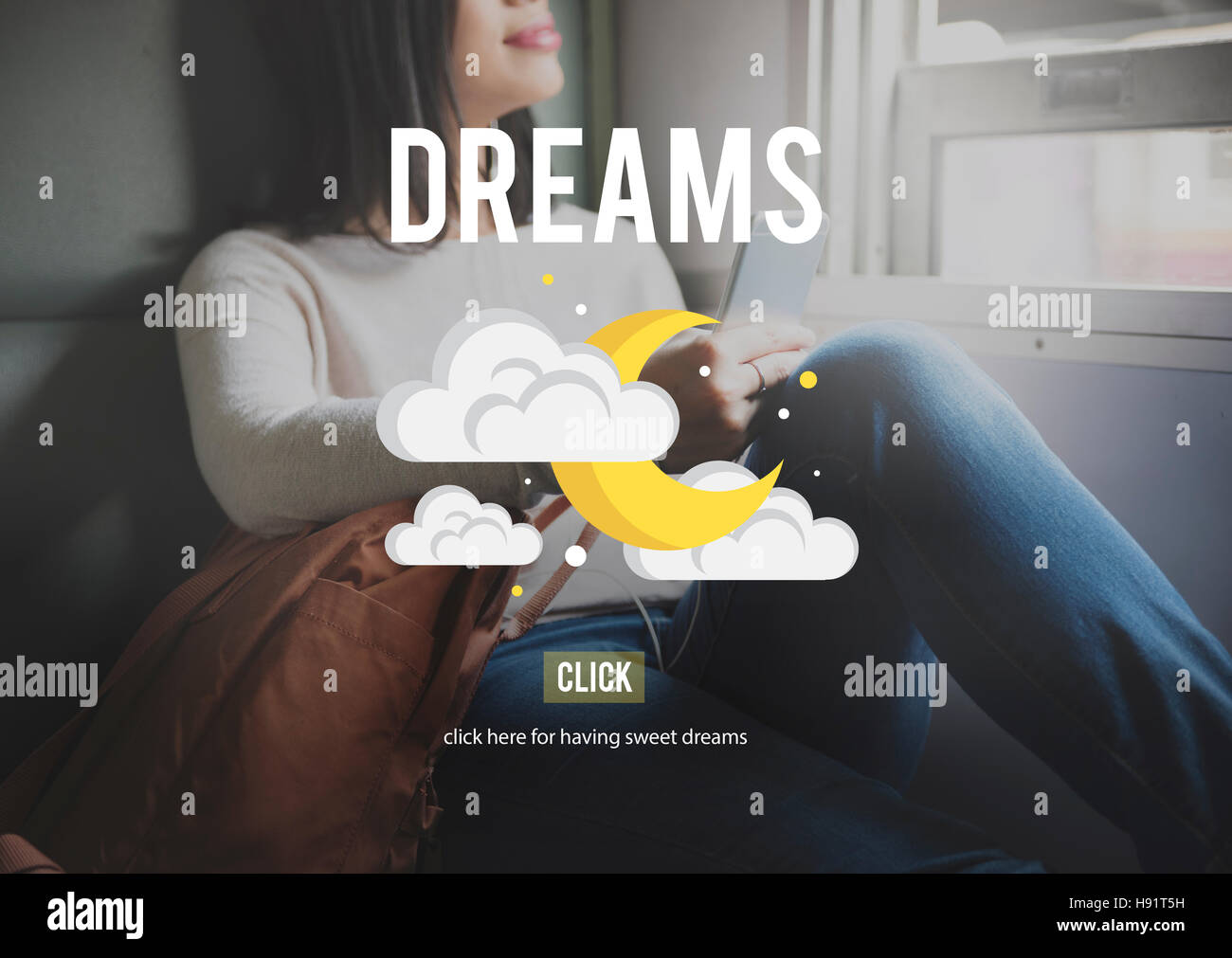 Dreams Aspiration Believe Inspiration Motivation Concept Stock Photo ...