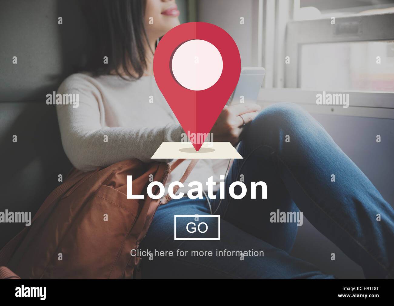 Location Marker Point Map Navigation Concept Stock Photo - Alamy