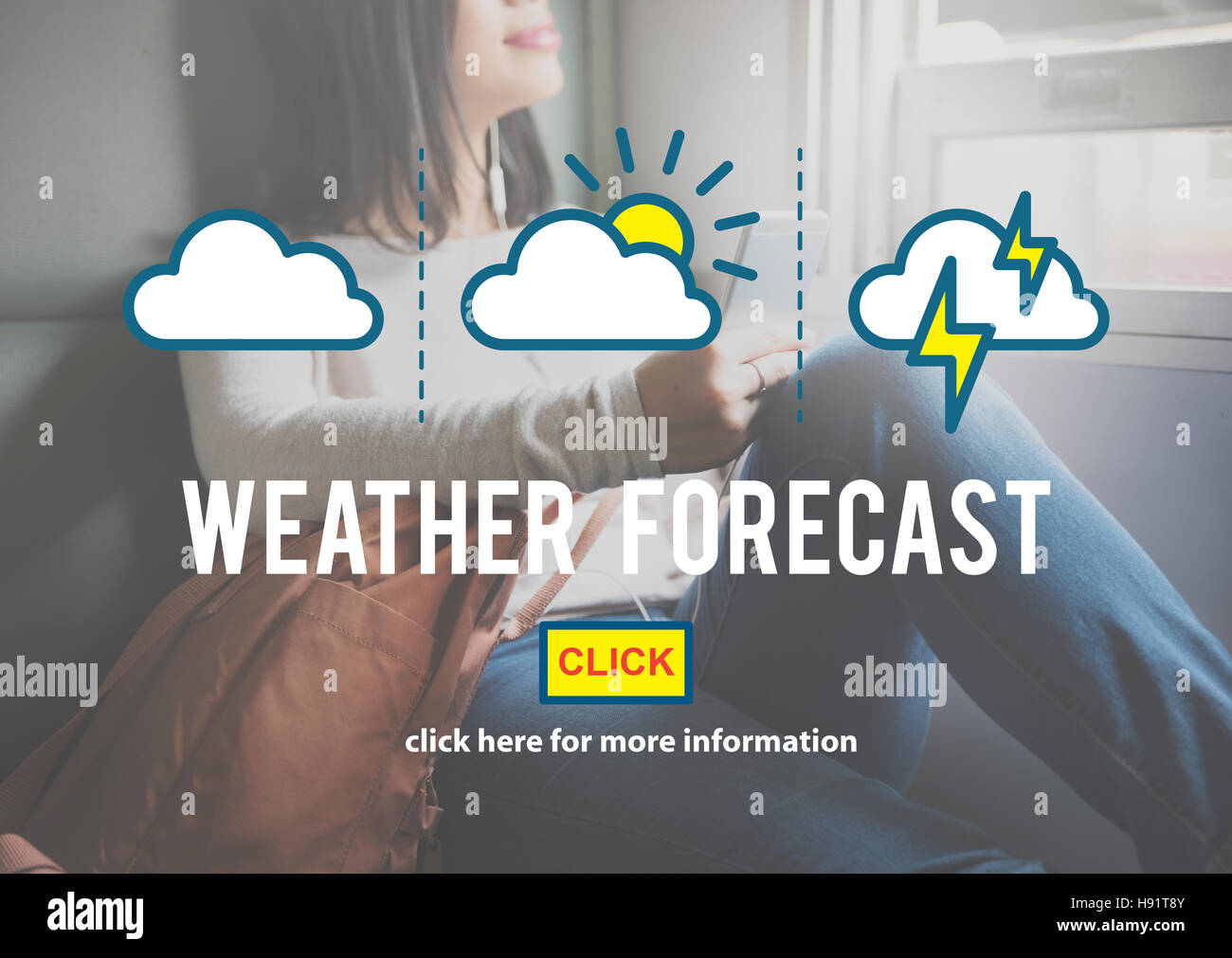 Weather Forecast Temperature Meteorology Concept Stock Photo - Alamy