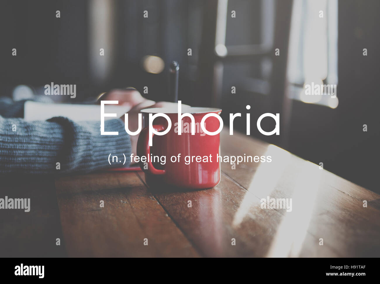 Euphoria Feeling Great Pleasure Happiness Concept Stock Photo - Alamy