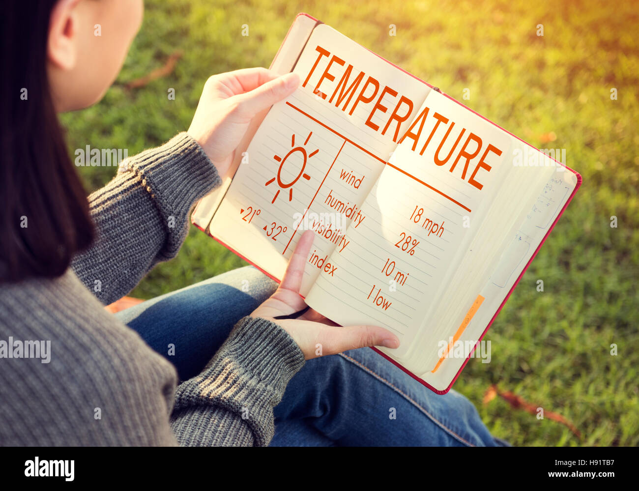 Temperature Heat Hot Weather Climate Concept Stock Photo - Alamy