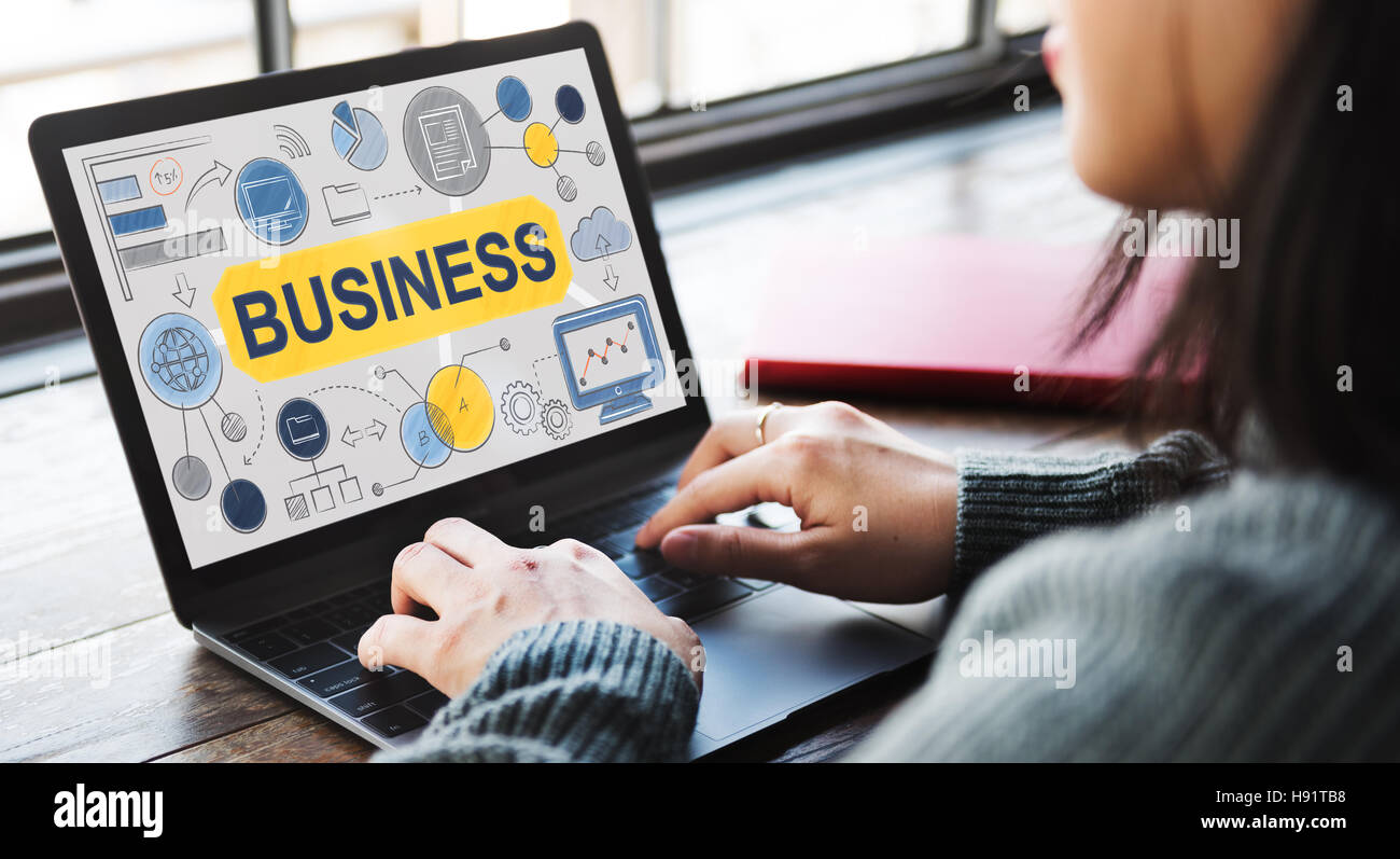 Business Management Company System Graphics Concept Stock Photo - Alamy