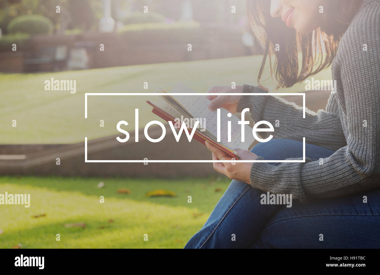 Slow Life Lifestyle Relaxation Silence Choice Concept Stock Photo - Alamy