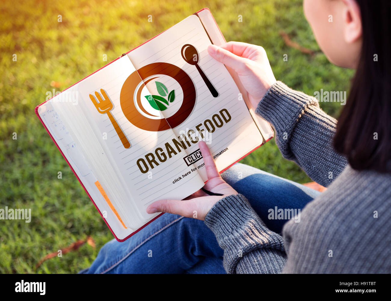 Organic Food Healthy Nourishment Concept Stock Photo - Alamy