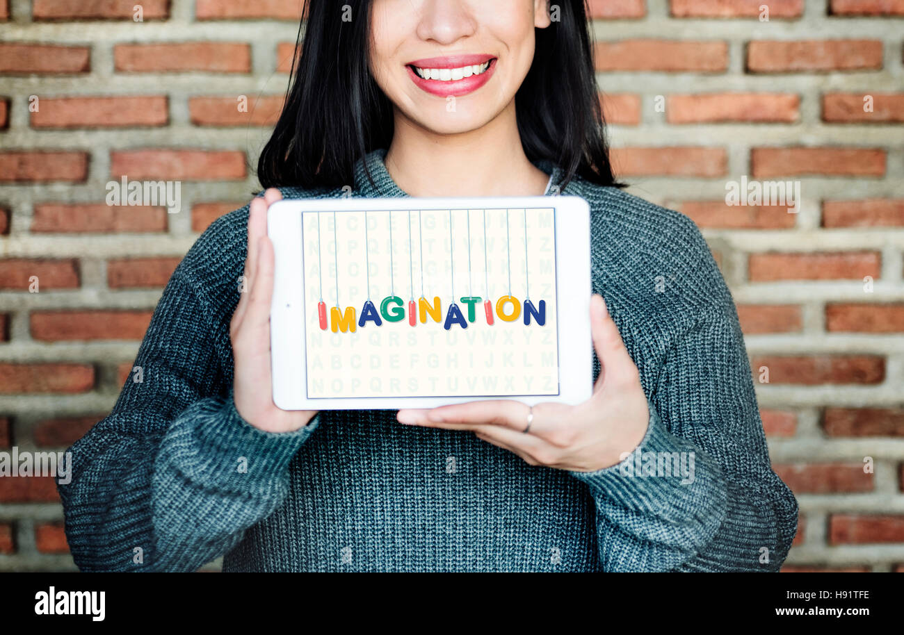 Imagination Creativity Dream Idea Thinking Concept Stock Photo - Alamy