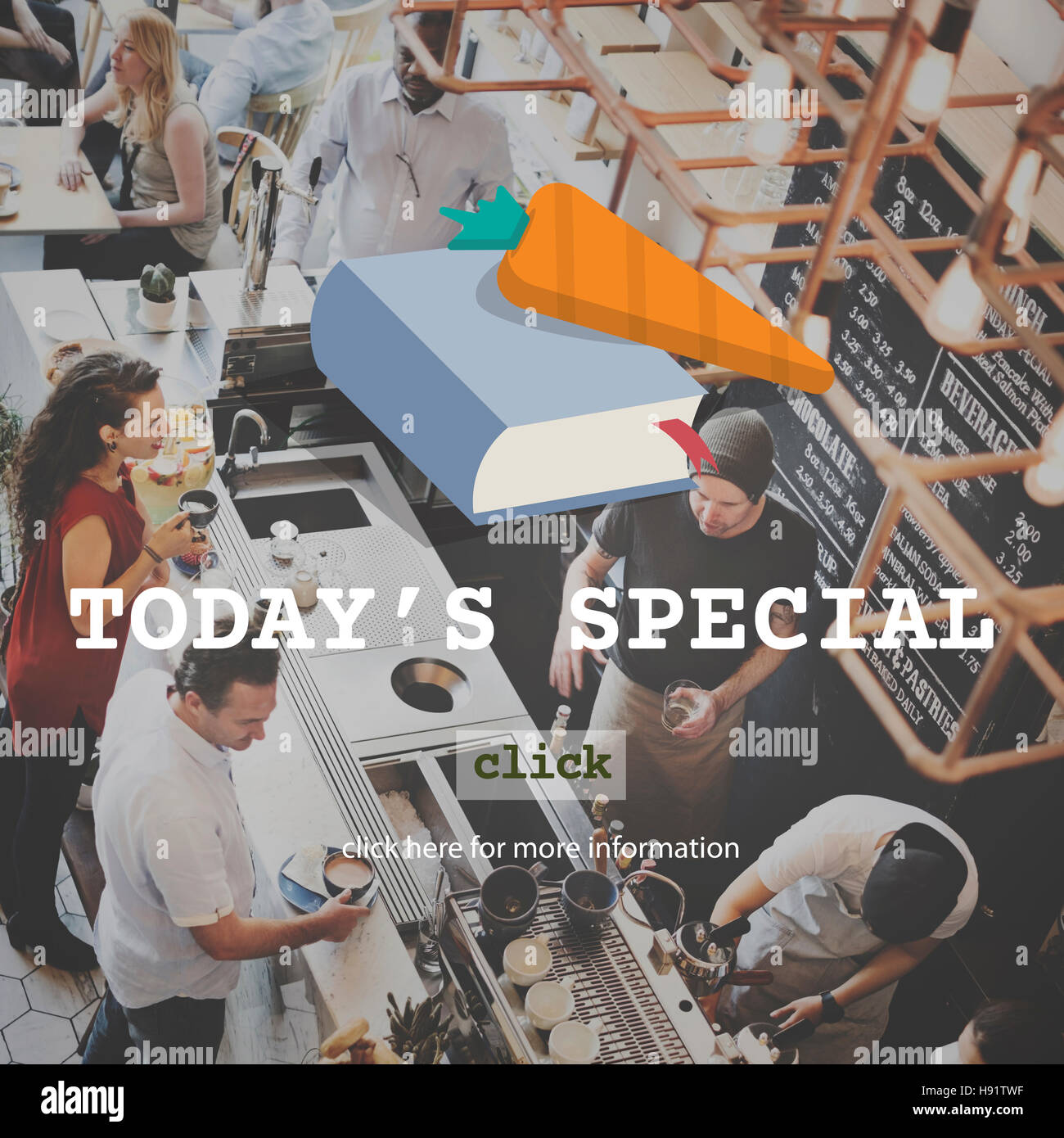 Today's Special Food Menu Meal Special Concept Stock Photo - Alamy