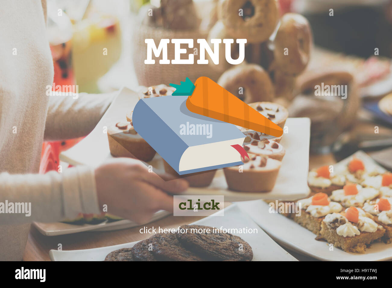 Menu Cooking Meal Ingredients Preparing Concept Stock Photo - Alamy