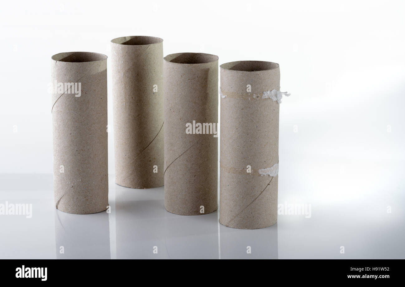 Empty rolls toilet paper hi-res stock photography and images - Alamy