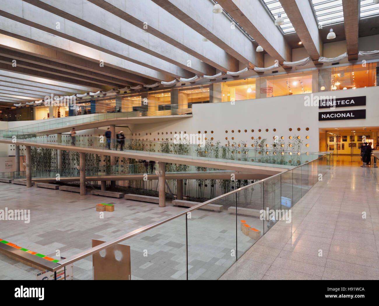 Chile, Santiago, Interior view of the Palacio de La Moneda Cultural ...