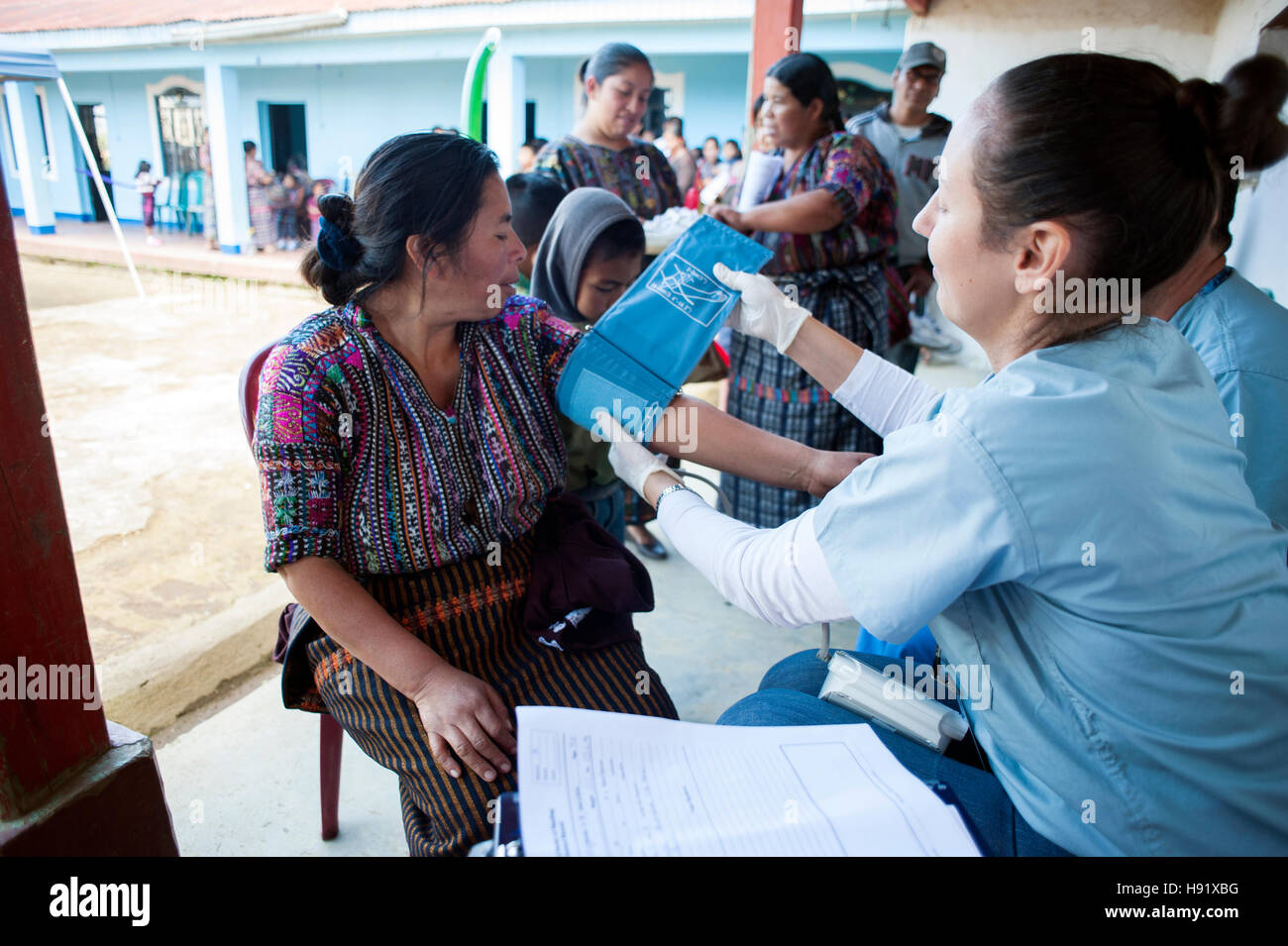 Maya indigenous people receive medical check by free clinic provided by ...