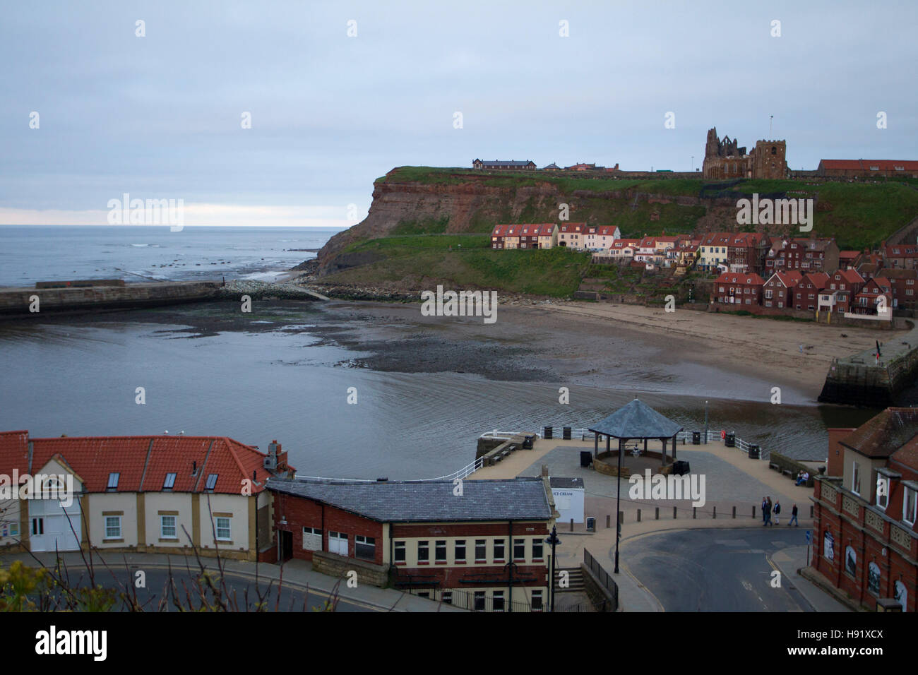 The town and harbour, Whitby, Yorkshire, UK Stock Photo - Alamy