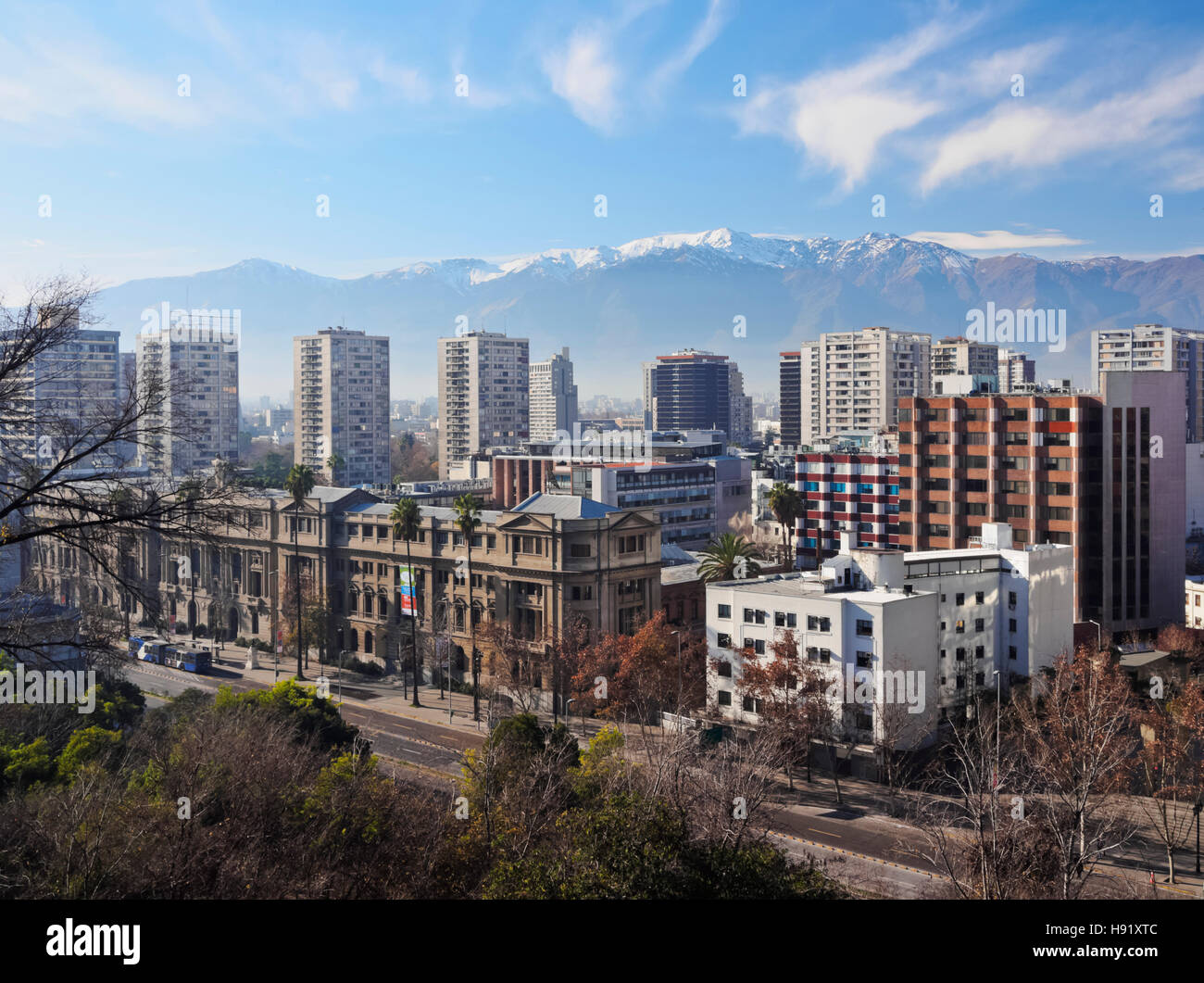 Viewpoint of santiago de chile hi-res stock photography and images - Alamy