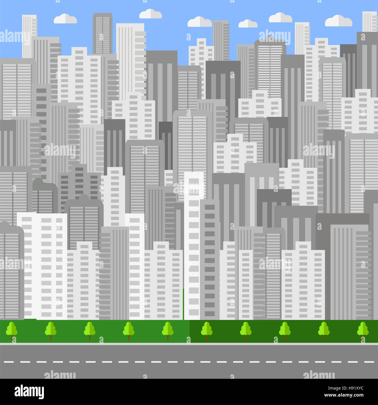 City Background. Urban Landscape Stock Photo - Alamy