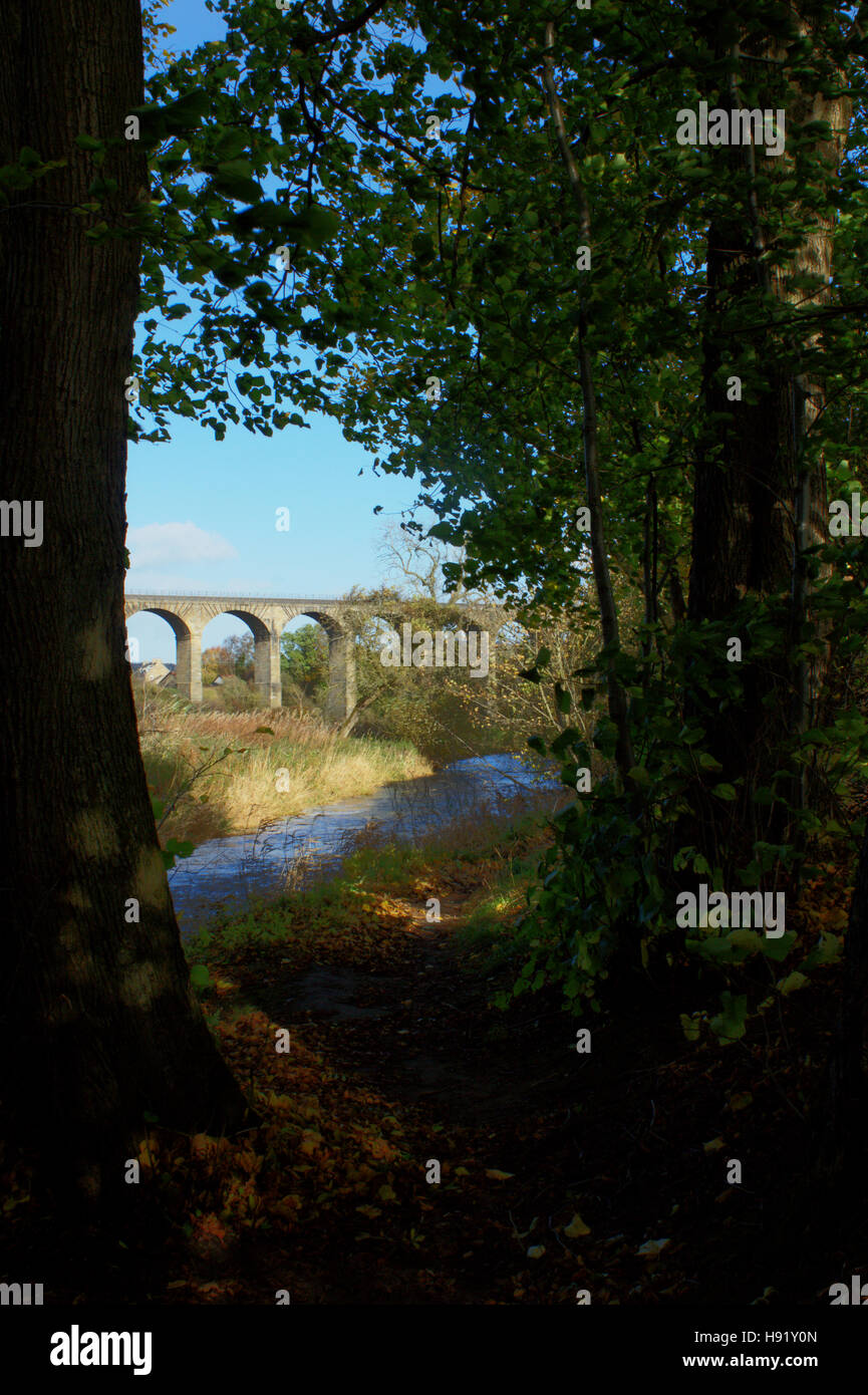 Avon Viaduct, West Lothian Scptland, pre- electrification of the line ...