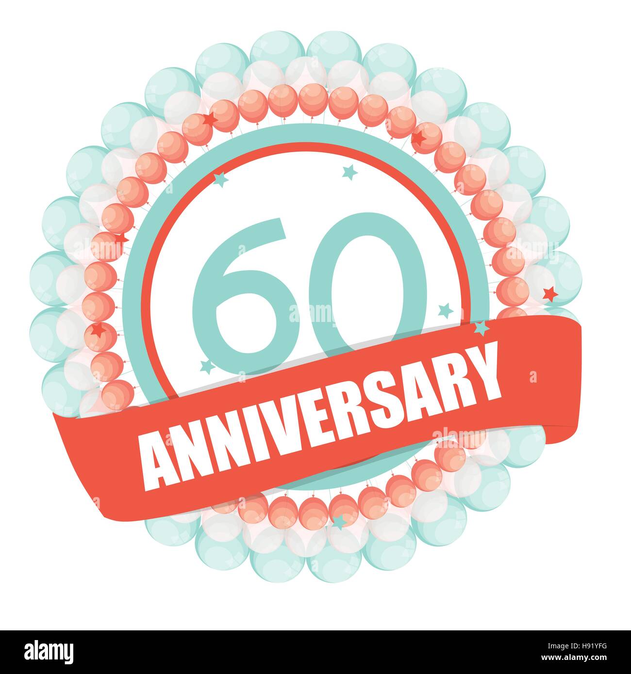 60 years Stock Vector Images - Alamy