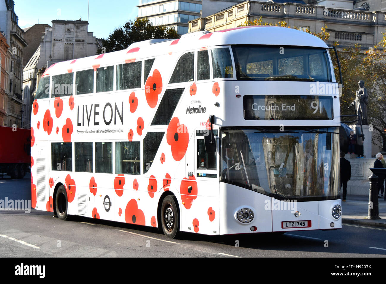 Public transport Boris bus double decker London bus operated by ...