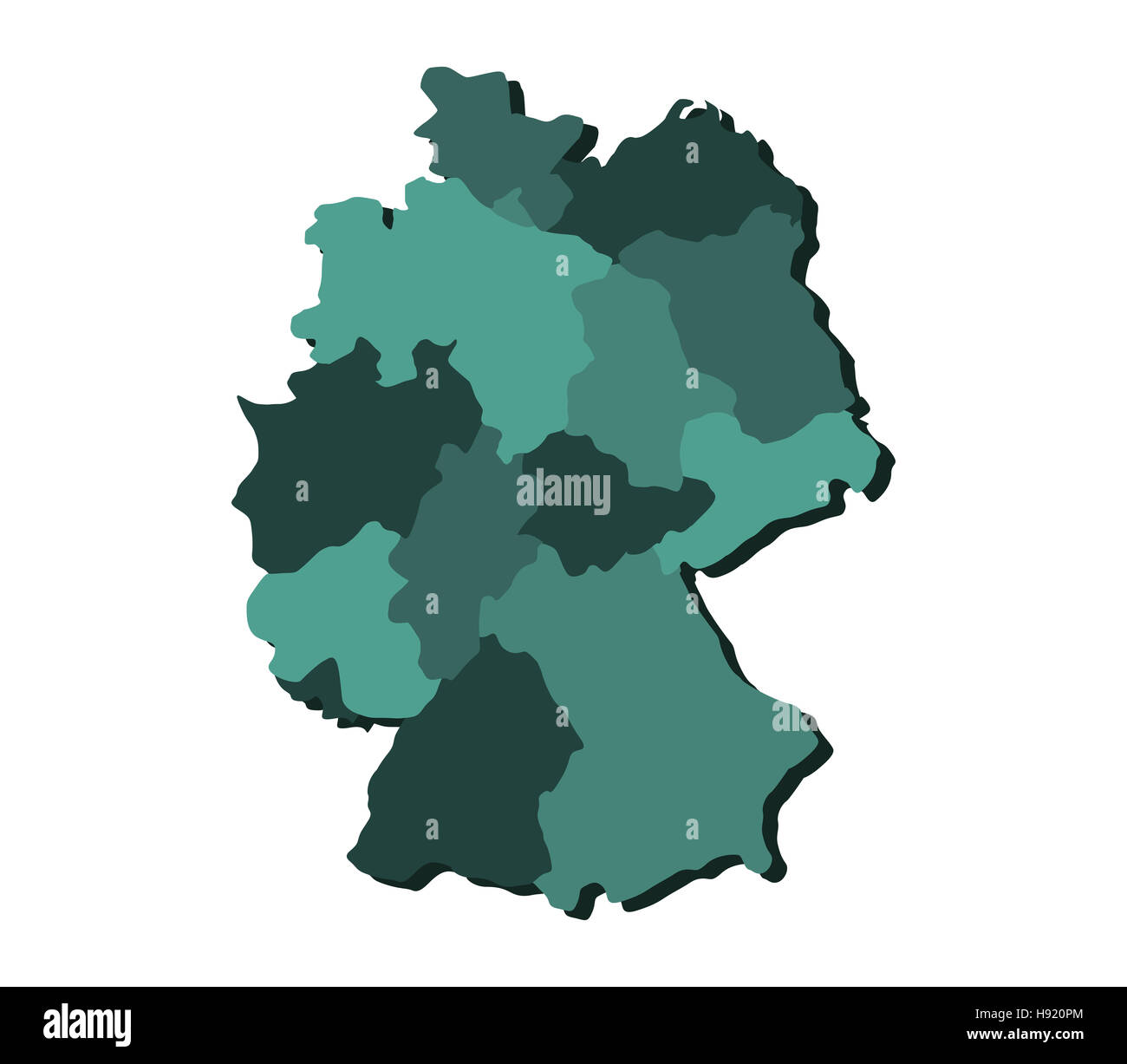 map of germany Stock Photo - Alamy