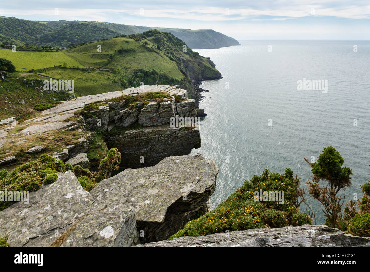 Wringcliff bay devon hi-res stock photography and images - Alamy