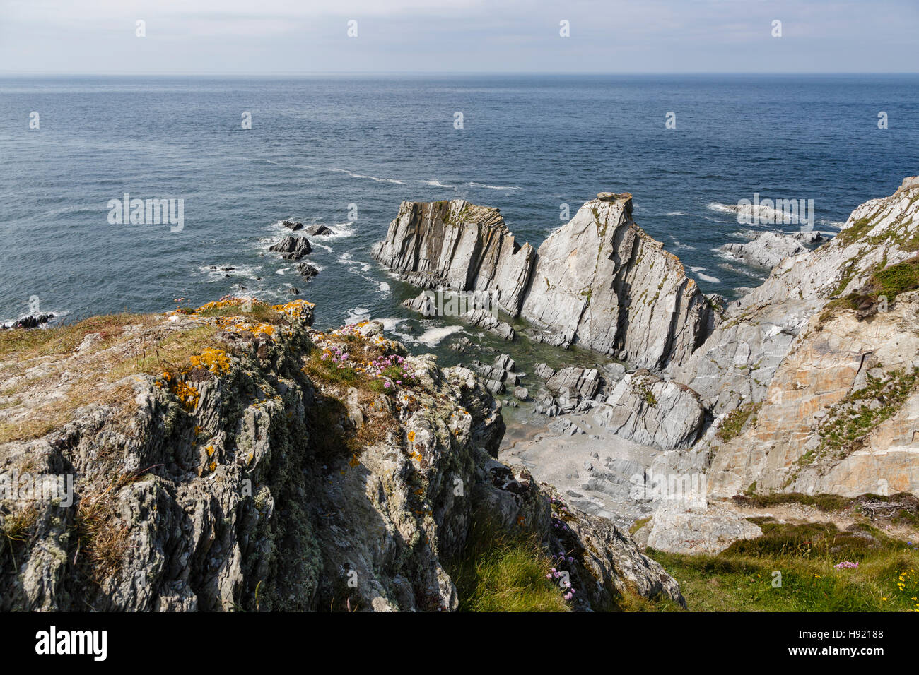 Bull Point, near Mortehoe, Devon Stock Photo - Alamy