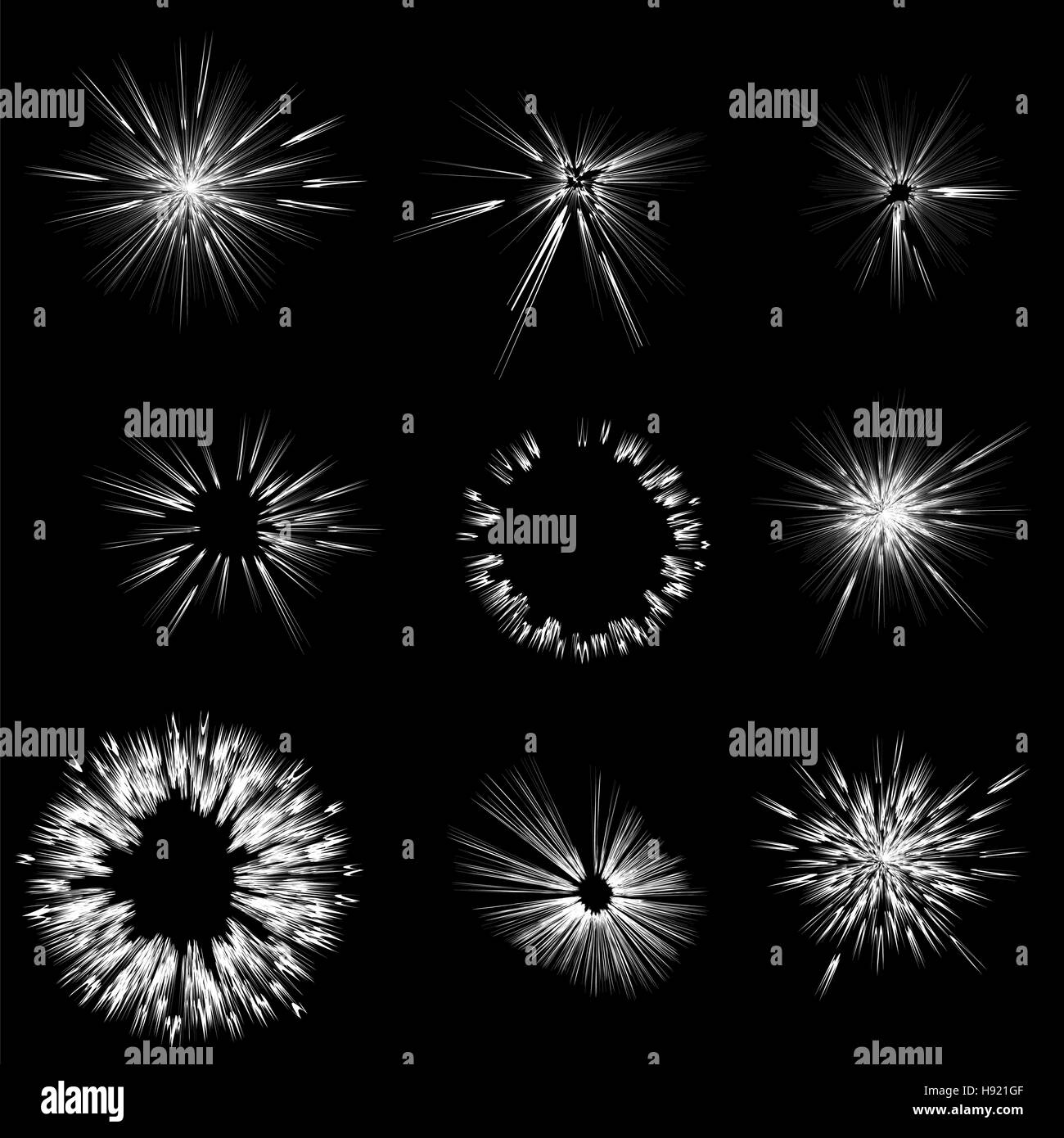 Cartoon Explosion, Star Burst Stock Photo - Alamy
