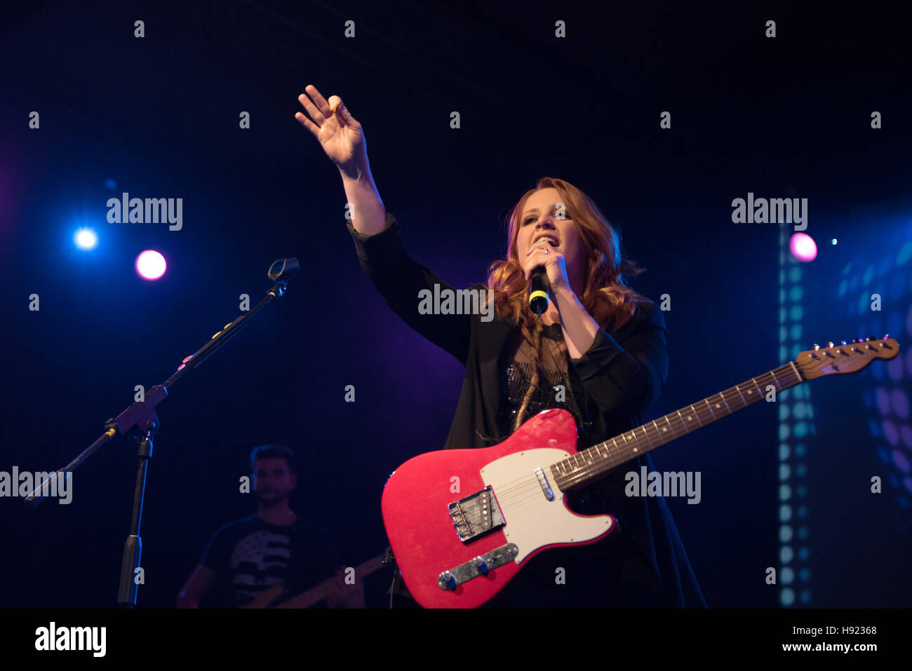 Napoli, Italy. 17th Nov, 2016. Noemi, italian singer, performs at Casa ...