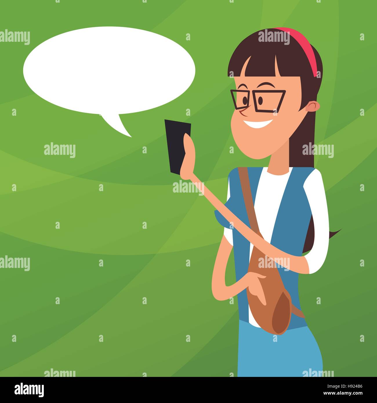 Cartoon and mobile lifestyle design Stock Vector Image & Art - Alamy