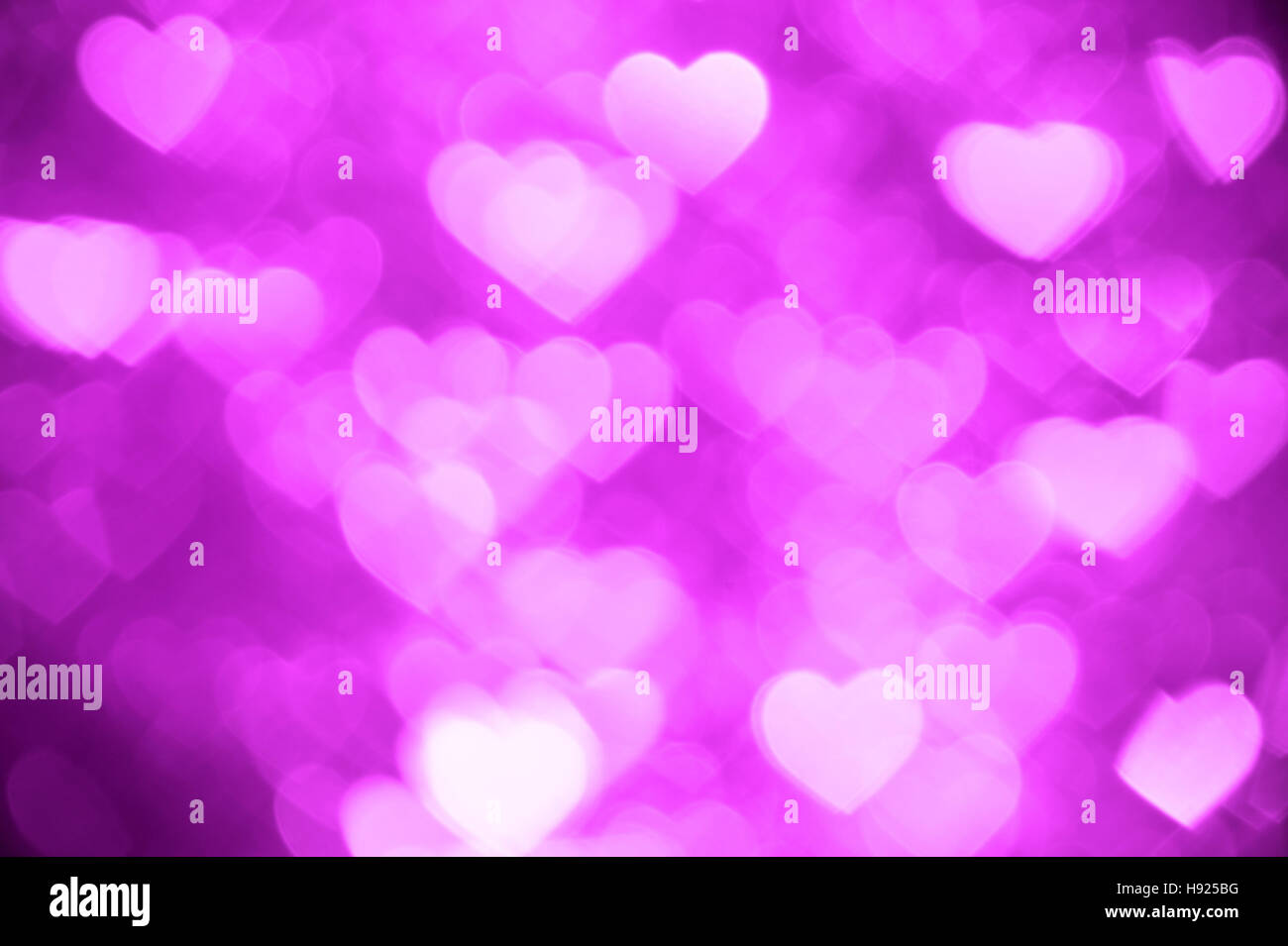 magenta heart bokeh background photo, abstract holiday backdrop Stock ...