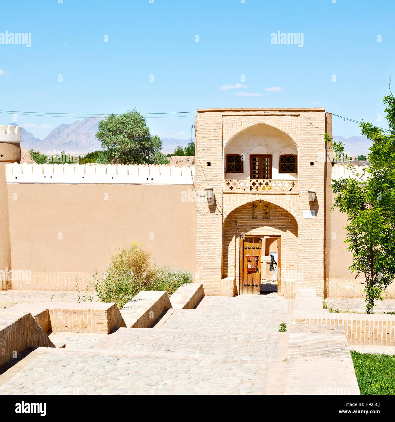 in iran antique palace and caravanserai old contruction for travel ...