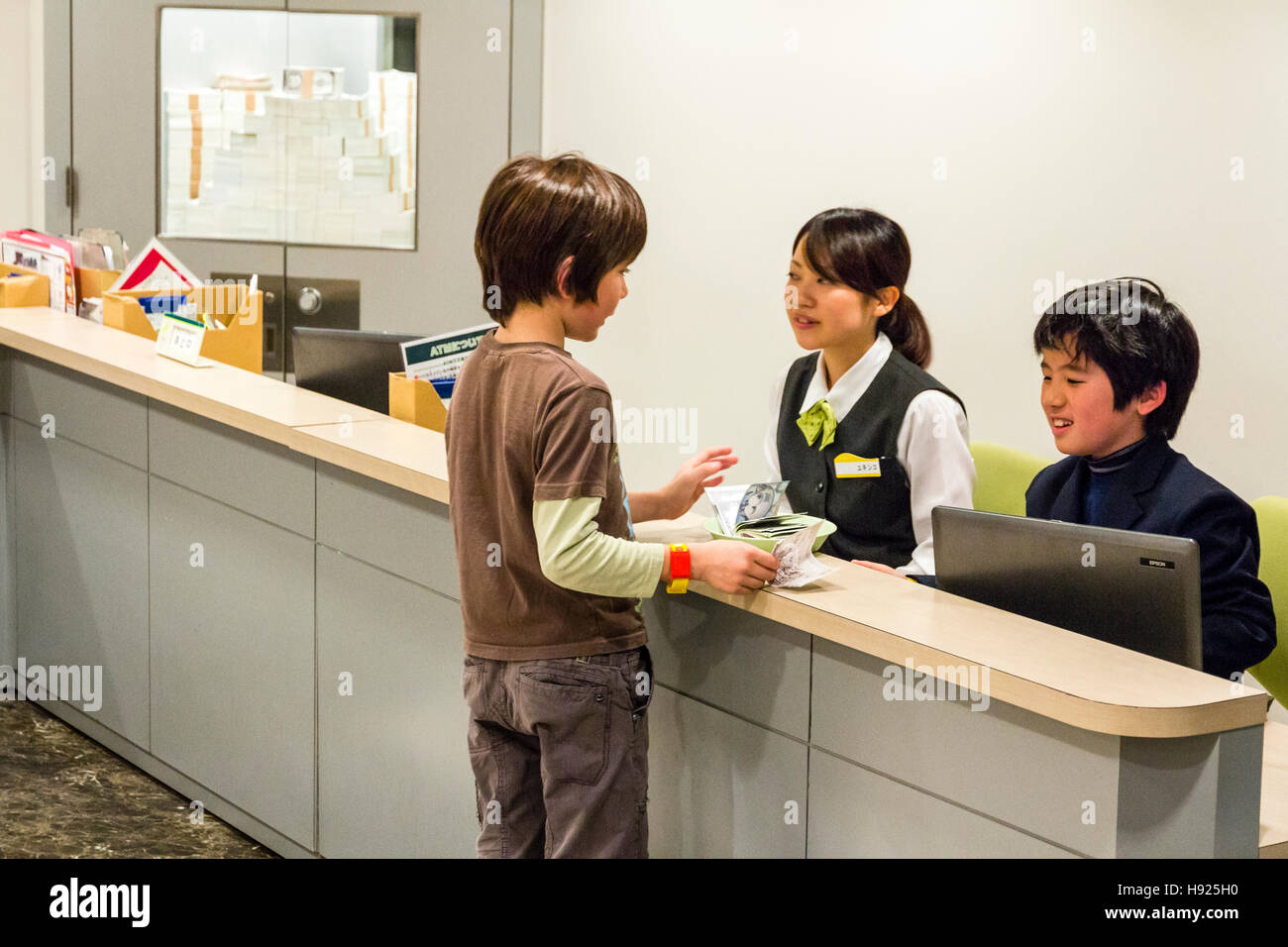 Cashier boy hi-res stock photography and images - Alamy